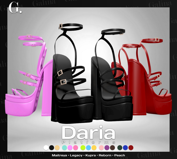 Second Life Marketplace G Daria Platforms Fatpack